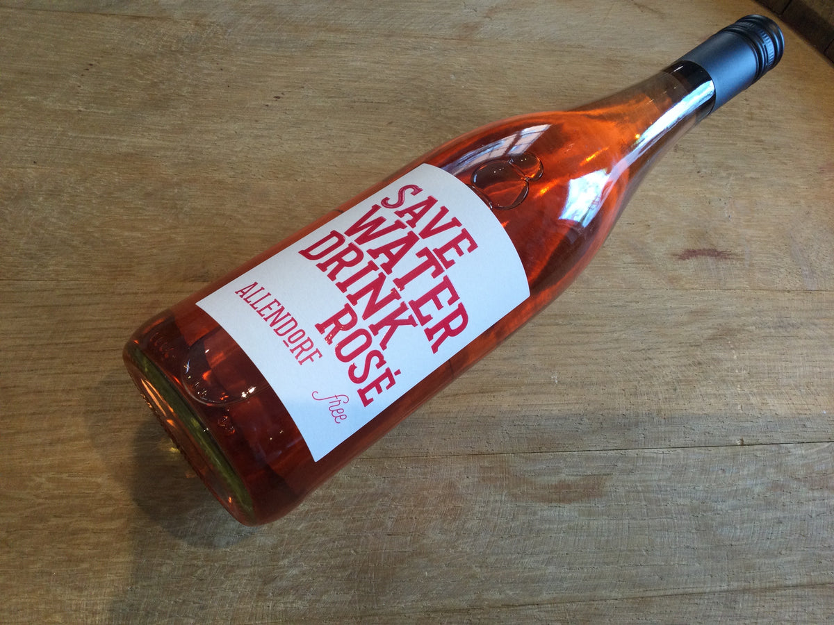 Alcohol Free Allendorf SAVE WATER DRINK Rosé 2021 – Cellar Door Wines