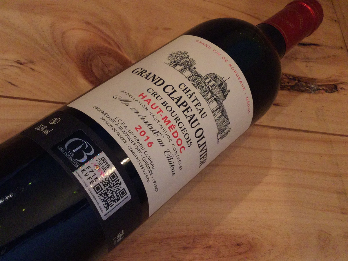 Grand Clapeau Olivier AOC Haut- Medoc Cru Bourgeois 2016 – Cellar Door ...